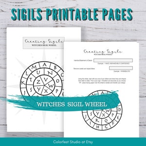 Sigil Wheels, Squares & Templates. Printable Pages to Create Magic ...