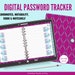 Digital Password Tracker, Password Keeper Log With Hyperlinked Tabs for ...