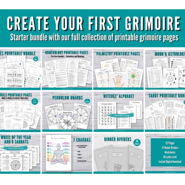 Grimoire Pages - Etsy