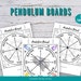 Pendulum Board Printable Pages. Instant Download for Your | Etsy