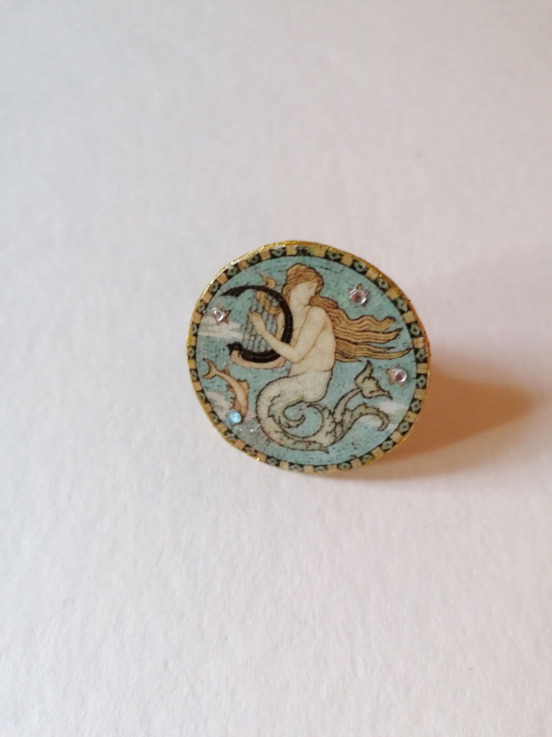 Byzantium Collection - Mermaid Maxi Ring - Etsy