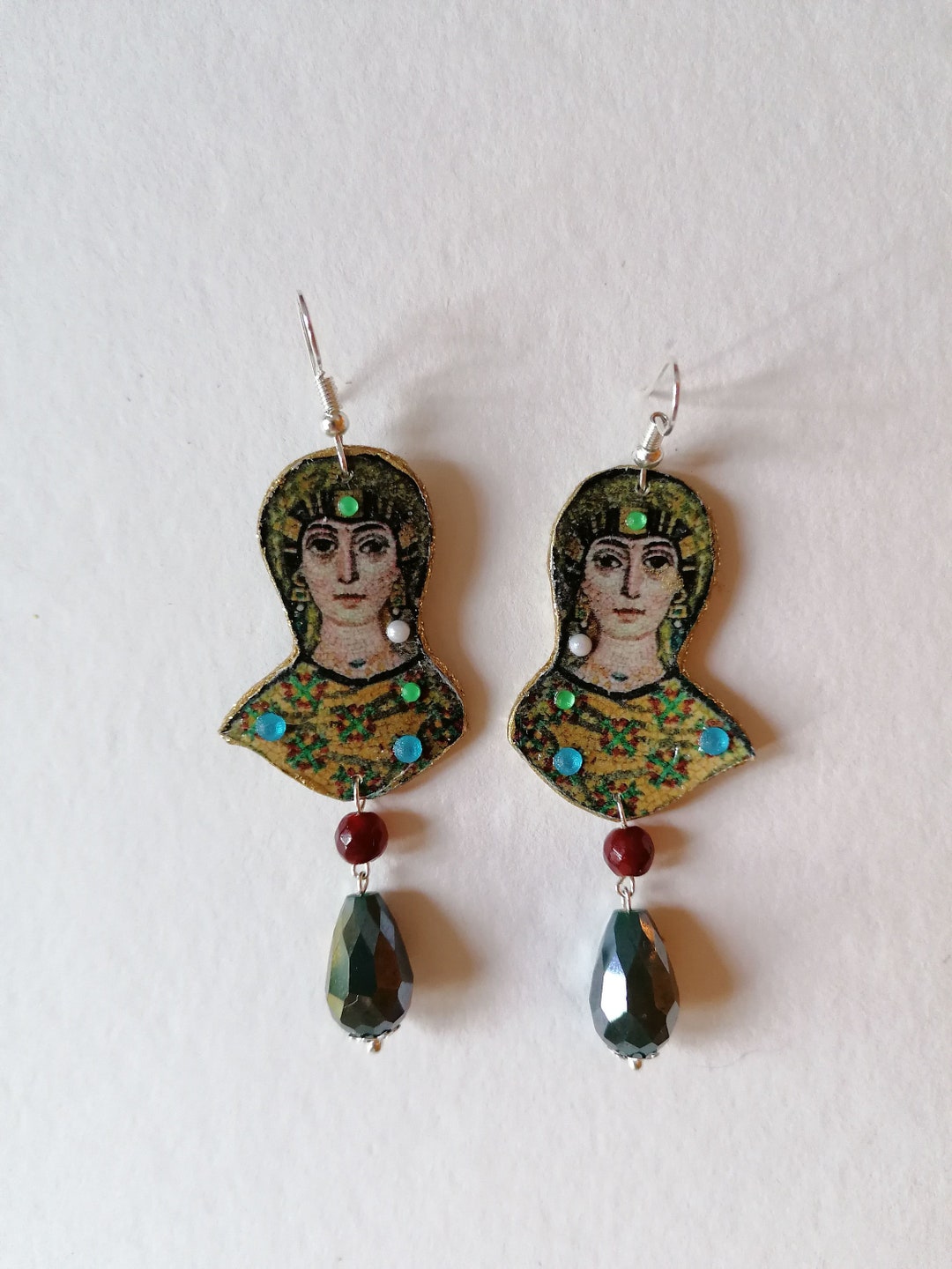 Byzantium Collection - Female Figure III Earrings - Etsy