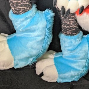 MADE TO ORDER Custom Digitigrade Fursuit Feet Paws Costume Slippers ...