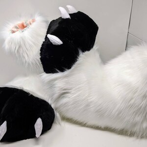 MADE TO ORDER Custom Digitigrade Fursuit Feet Paws Costume Slippers ...