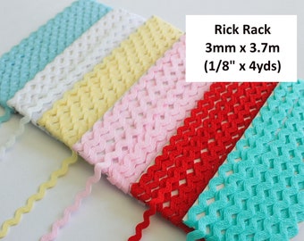 Red White Rick Rack | Etsy