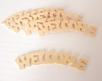 Wooden welcome sign | Etsy