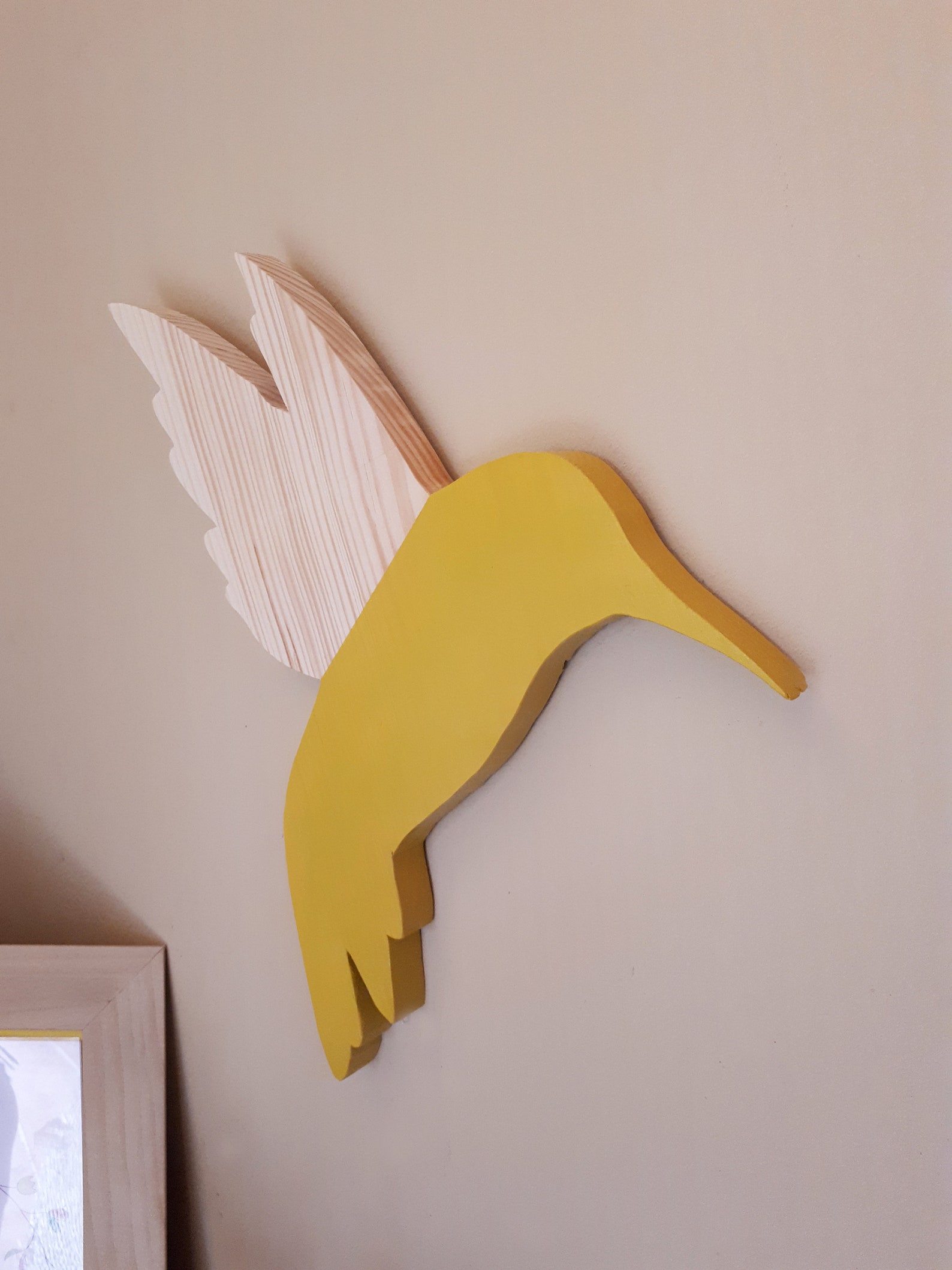 Colibri en bois à accrocher pour décorer vos murs. Un envol de colibris ...