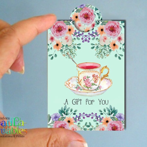 Printable Tea Bag Gift Friendship Mini Tags Tea Bag Gift - Etsy Australia