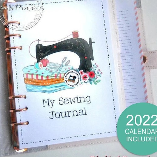 Sewing Planner Sewing Journal PDF Printable Body - Etsy