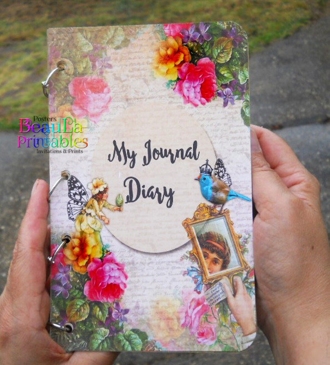 Digital Vintage Journal Dairy Printable Diary Kit A5 Size - Etsy