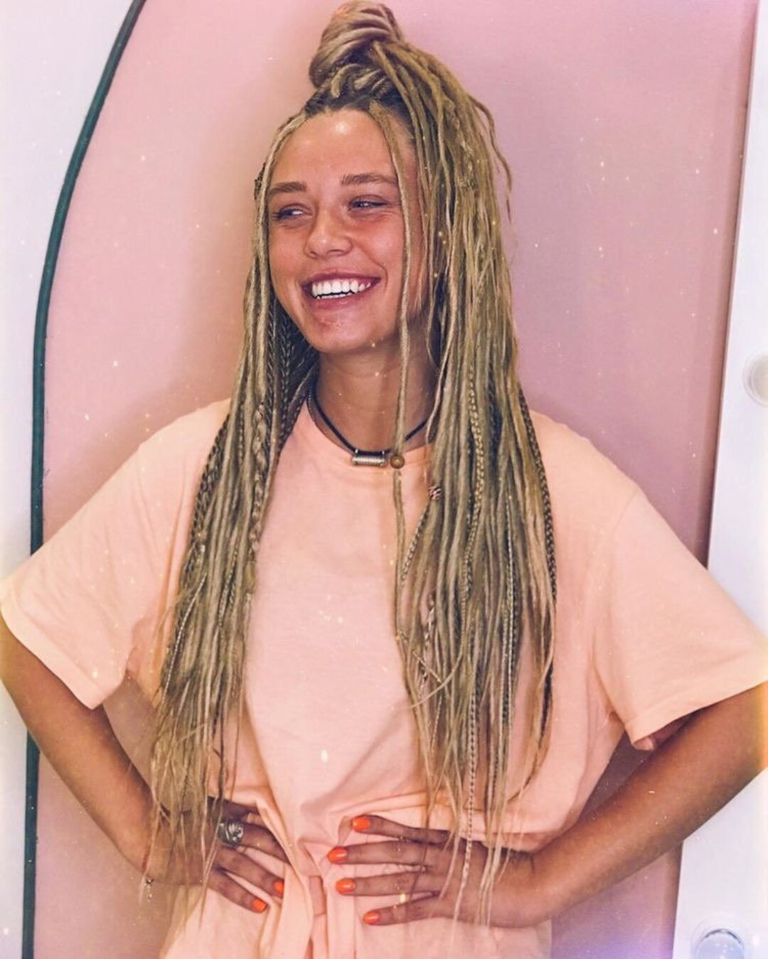 Synthetic Dreadlocks, Endless Summer Set, Natural Golden Wheaten Blonde ...