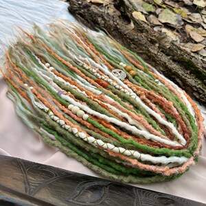Temporary Locs, Triunity Set, White, Ginger and Light Olive Green ...