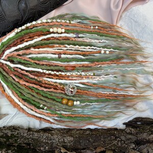 Temporary Locs, Triunity Set, White, Ginger and Light Olive Green ...