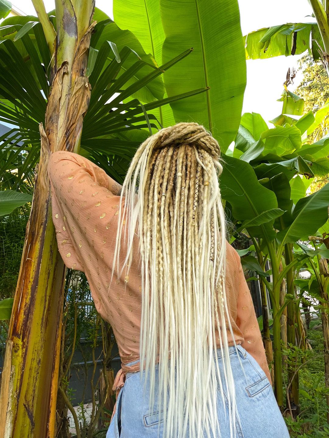 Synthetic Dreadlocks, IBIZA Set, Dirty Blond Roots and Natural Light ...