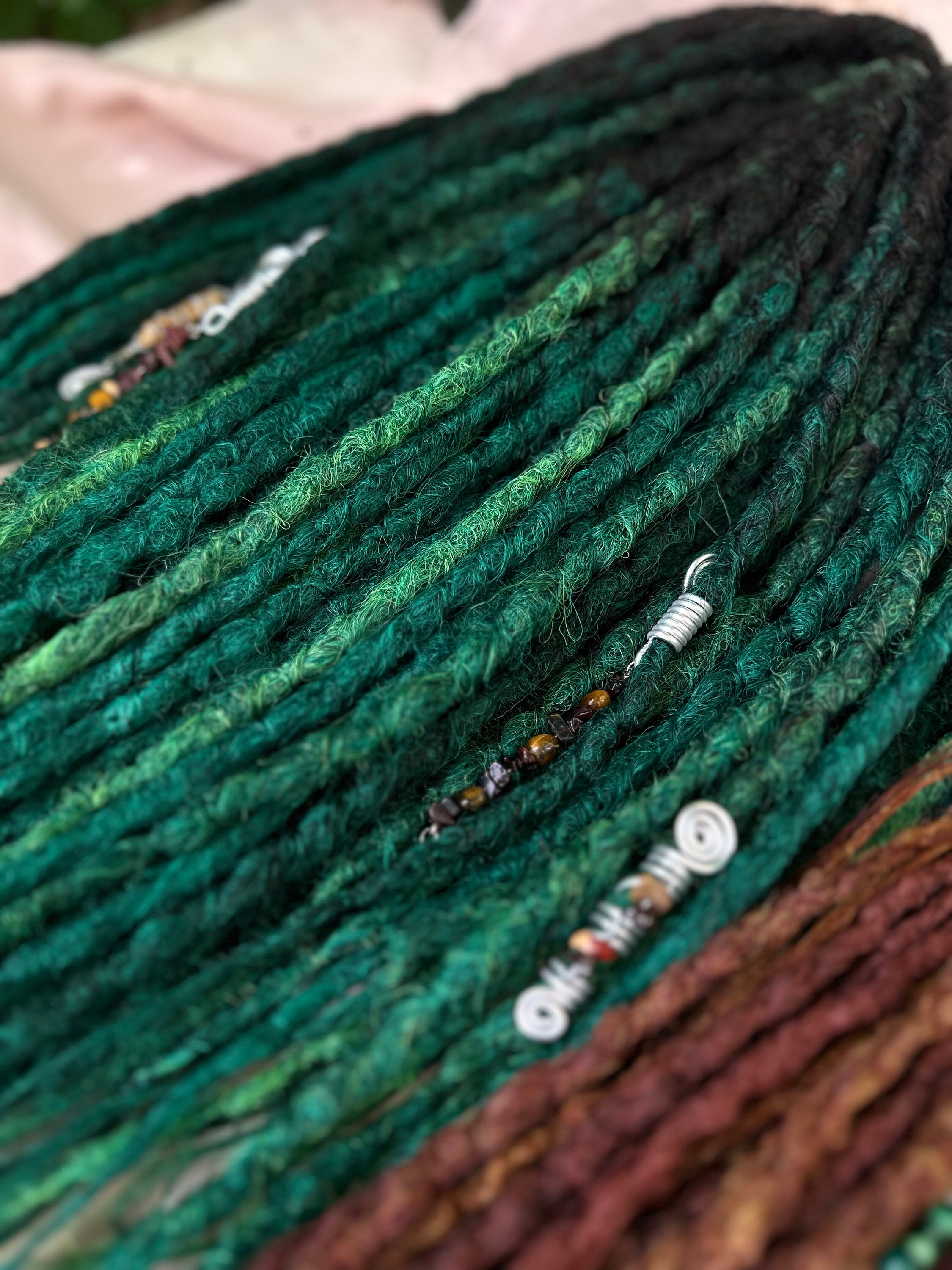 Ready to Ship Fake Locs Fusion of Energies Shades of Brown - Etsy