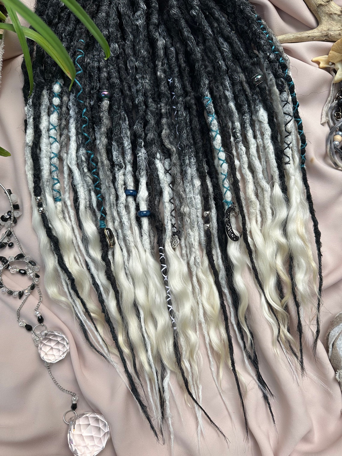 Ready to Ship Temporary Locs Dark Night True Black and - Etsy