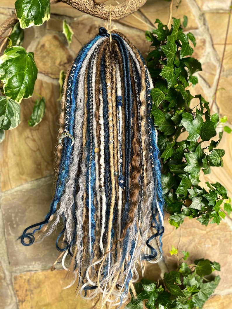 Synthetic Dreadlocks Undine Set Natural Light Brown Ash - Etsy