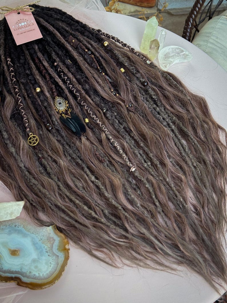 Pandora Ombre Synthetic Dreadlocks, Boho Crochet Hair Extensions ...