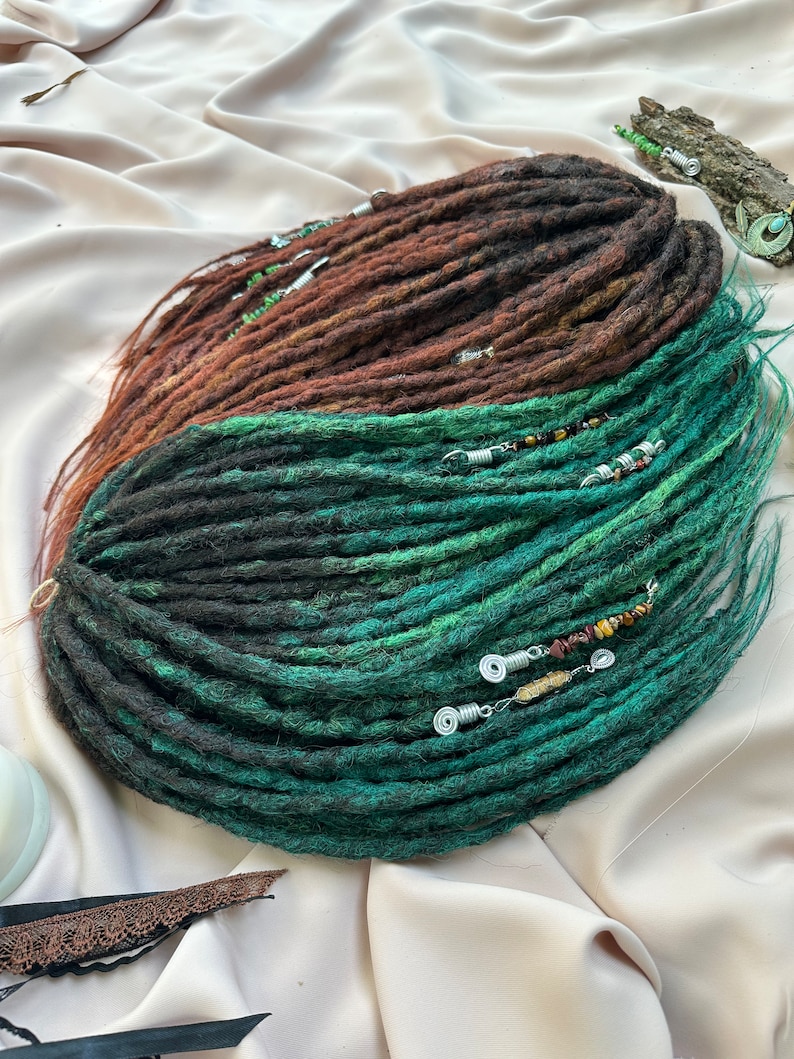 Ready to Ship Fake Locs Fusion of Energies Shades of Brown - Etsy