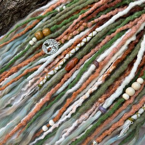 Temporary Locs, Triunity Set, White, Ginger and Light Olive Green ...