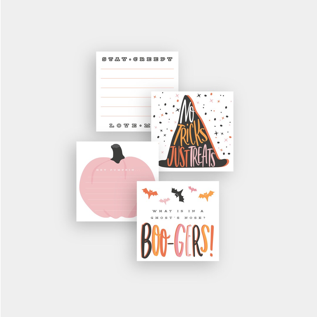 Halloween School Printables Lunch Box Note Cards Notes Pennant Flag ...