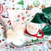 Christmas Pennant Flag Holiday Santa Banner Red Pink Instant Printable ...