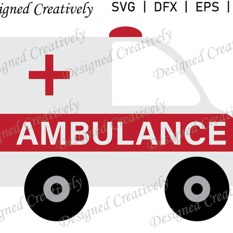 Ambulance Svg - Etsy