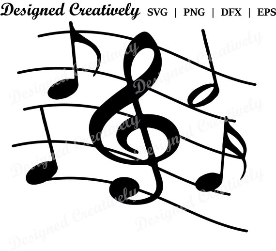 Music SVG Treble Clef SVG Music Notes SVG Piano Music Svg | Etsy
