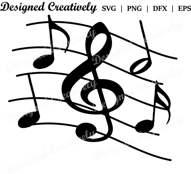Music SVG Treble Clef SVG Music Notes SVG Piano Music Svg | Etsy