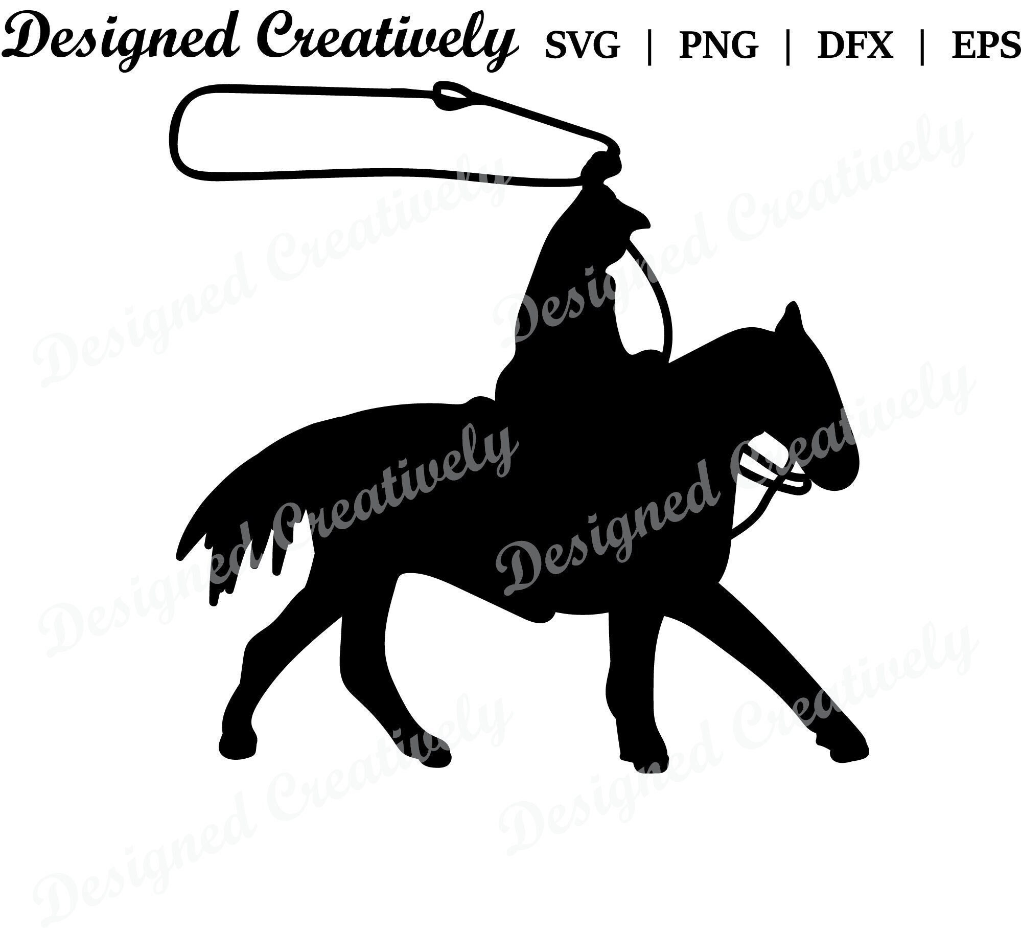 Rodeo SVG Cowboy SVG Rancher SVG Roper Svg Calf Roper Svg - Etsy