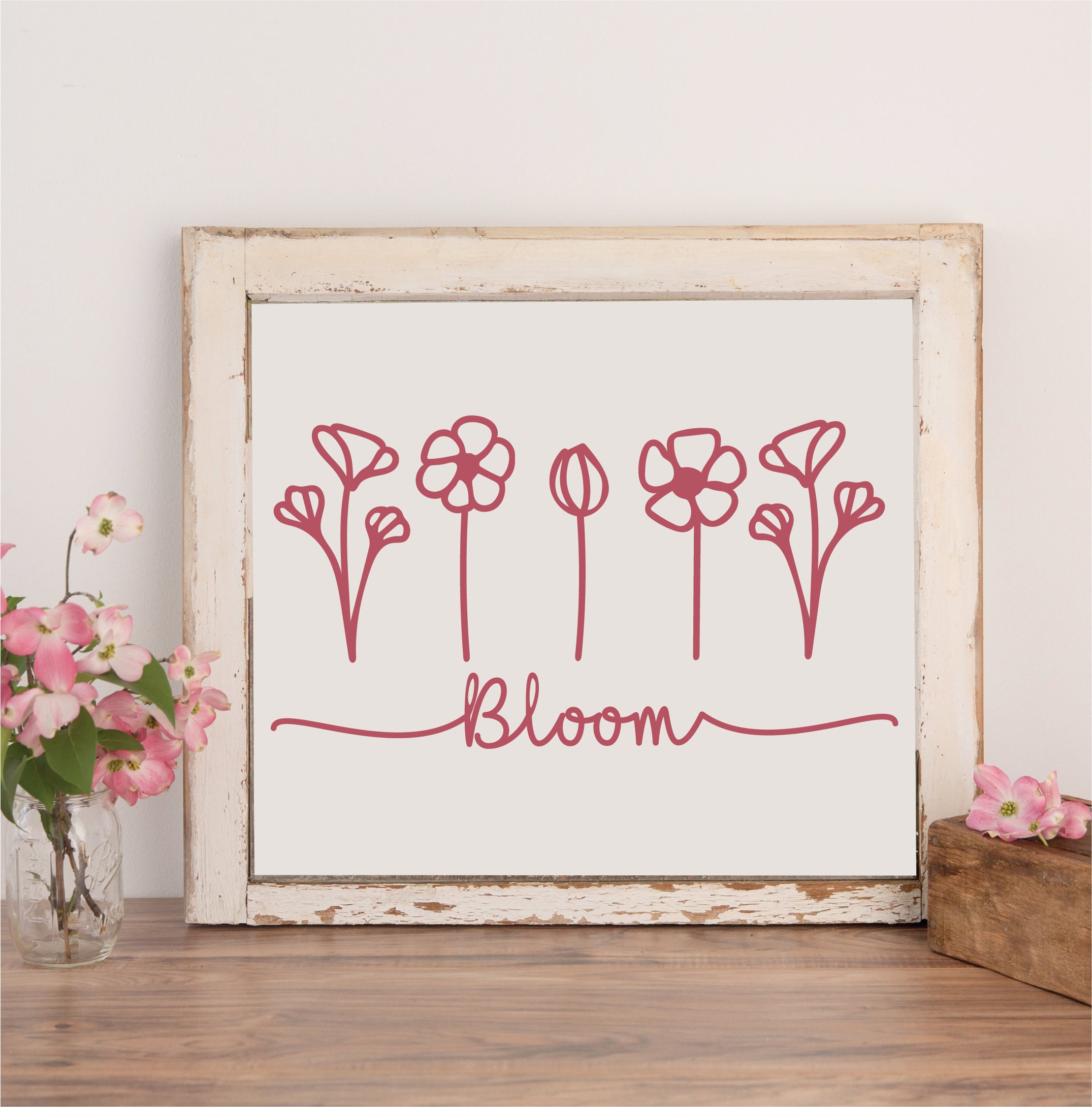 Bloom SVG, Flower SVG, Flowers SVG, Flower Doodle Svg, Nature Svg ...