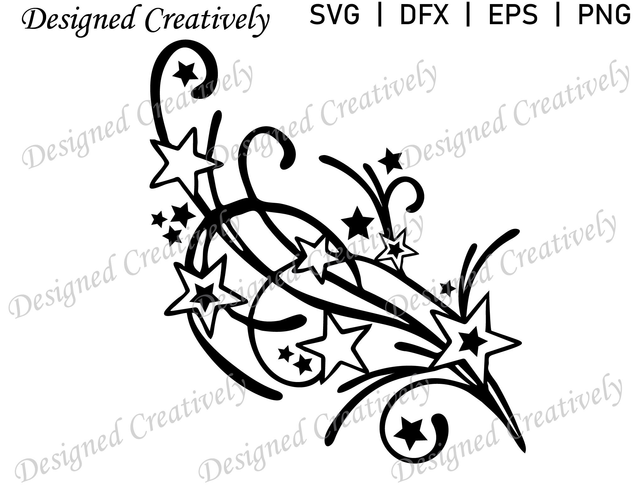 Estrella SVG Estrella fugaz SVG Estrellas SVG Celestial | Etsy