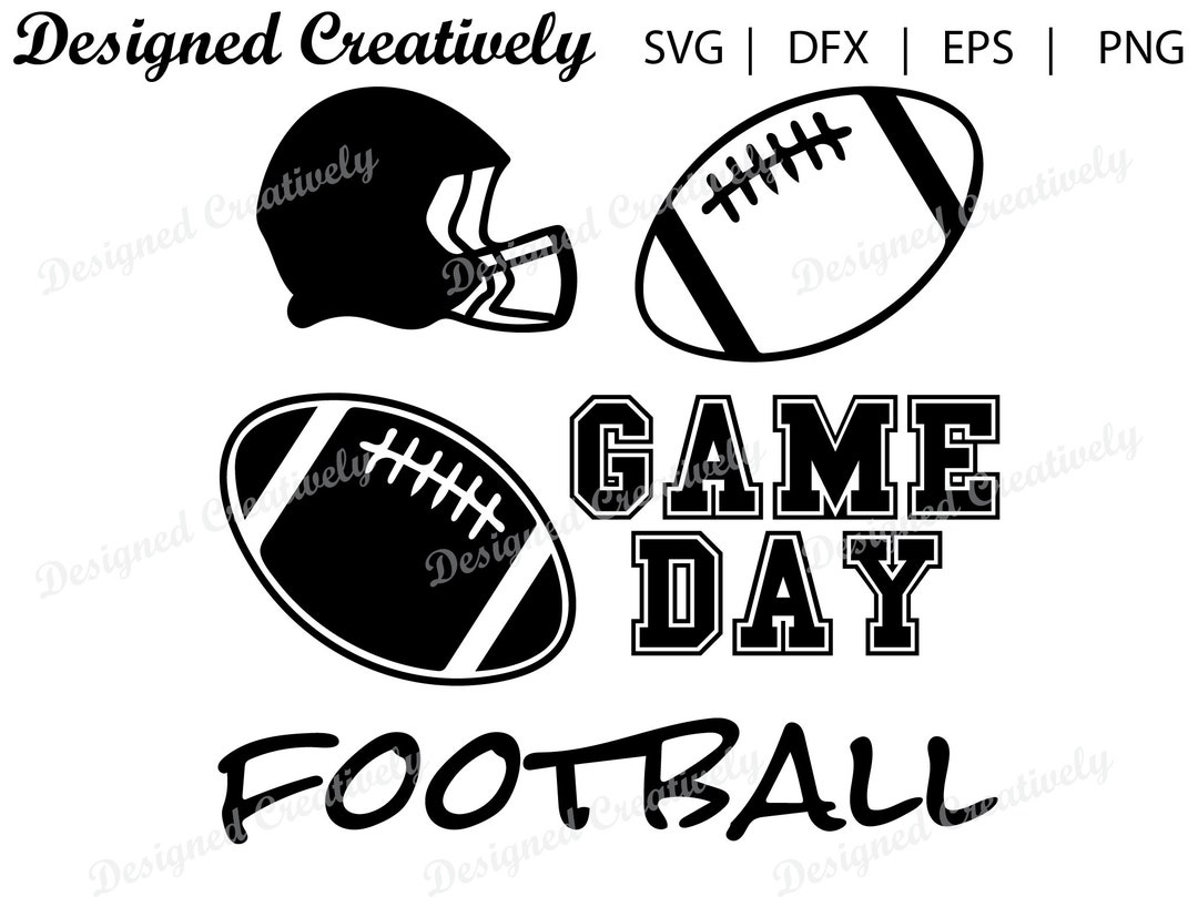 Football SVG Bundle, Football SVG, Game Day SVG, Football, Football Cut ...