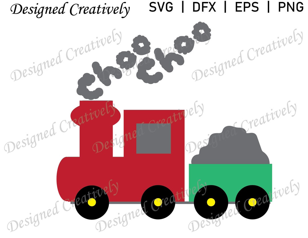 Train SVG, Toy Train SVG, Steam Engine SVG, Train Cut File, Train Clip ...
