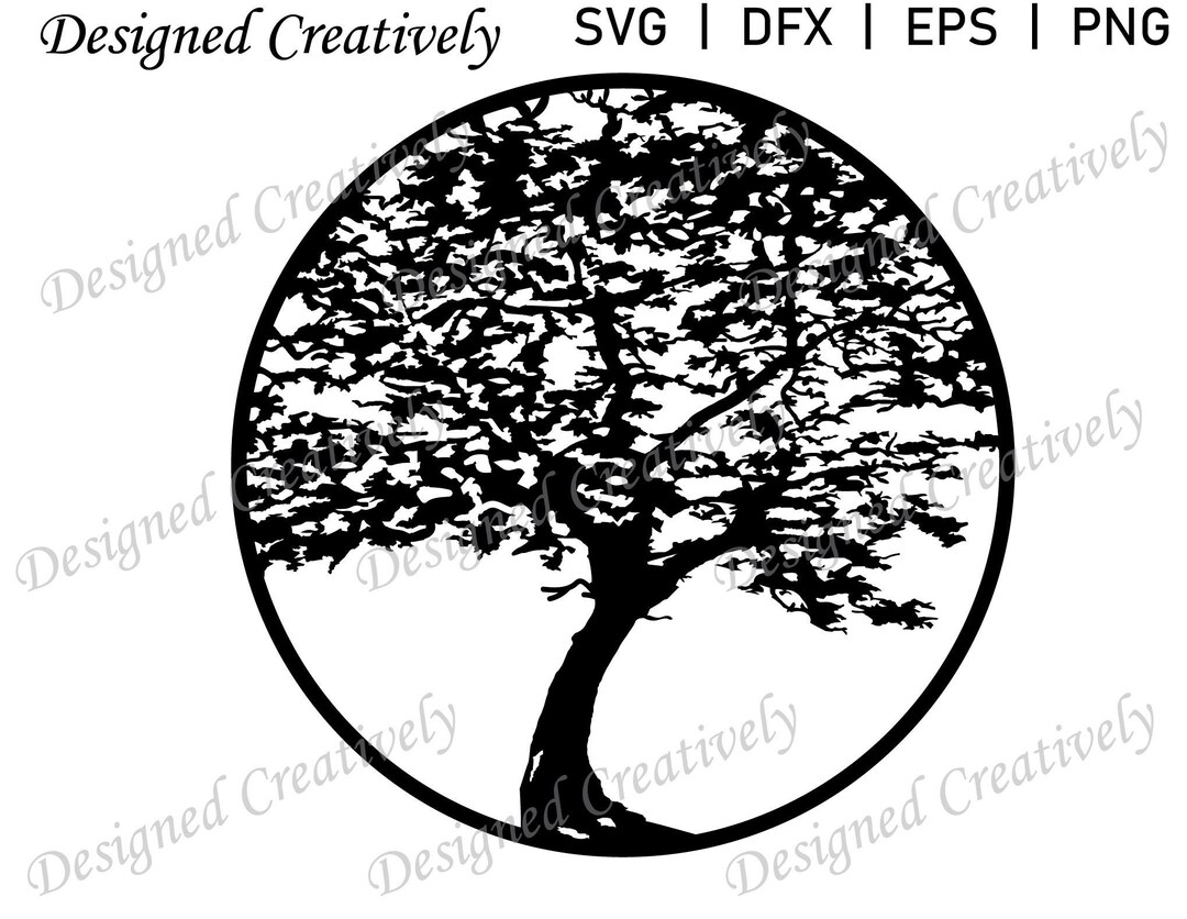 Baum des Lebens SVG, Baum Silhouette SVG, Baum SVG, Baum des Lebens ...