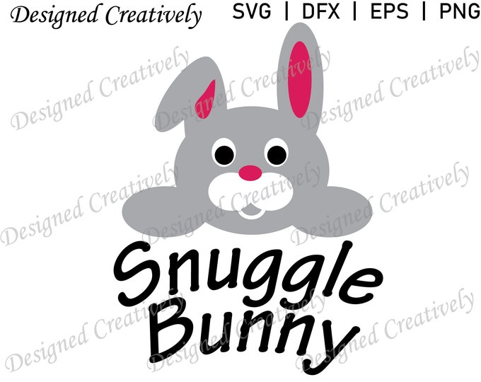 Snuggle Bunny- SVG File - Etsy Canada