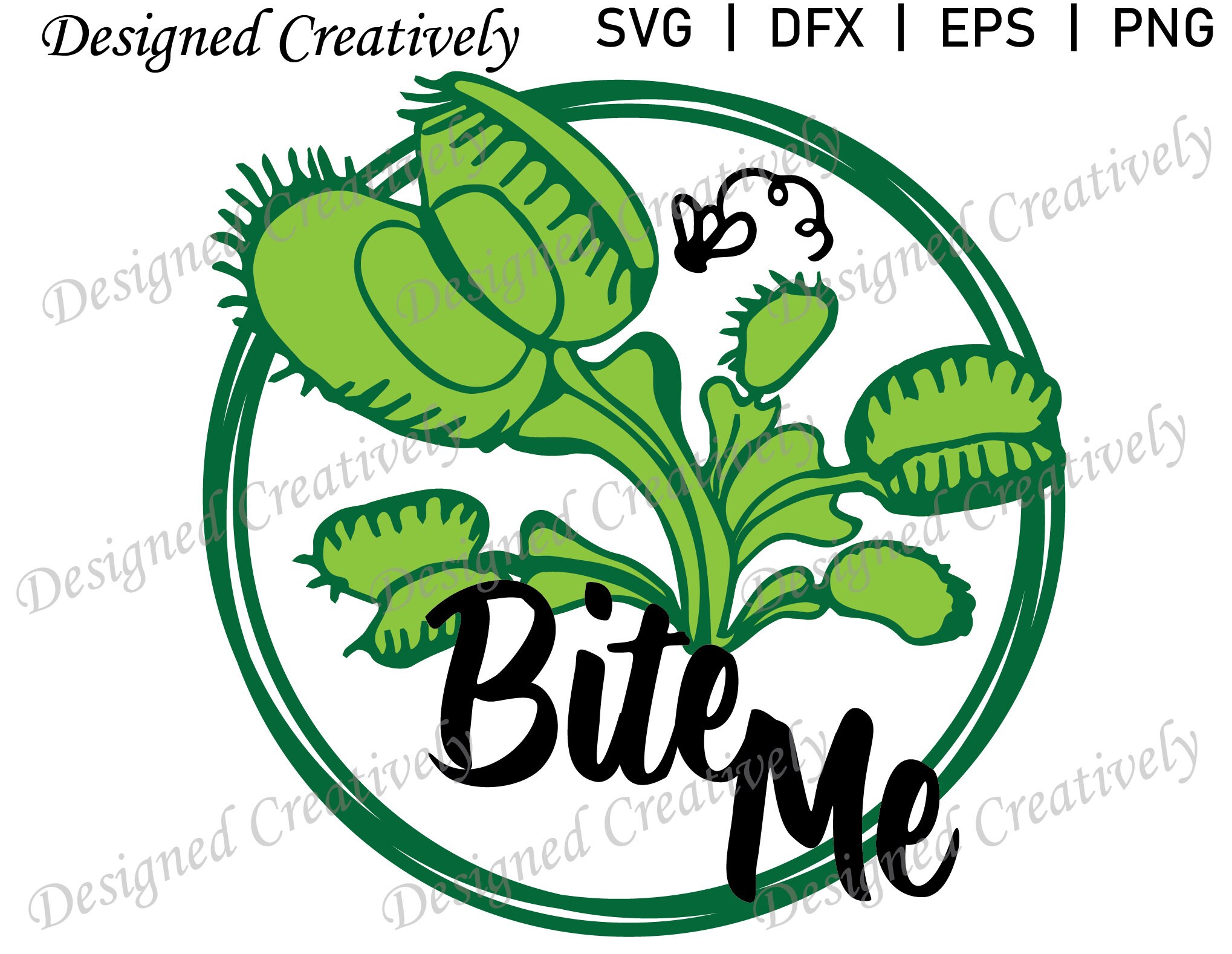 Venus Fly Trap SVG Bite Me SVG Fly Trap SVG Plant Svg | Etsy