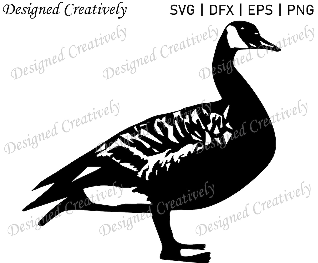 Goose SVG | Canadian Goose SVG | Standing Goosel SVG | Bird Svg | Goose ...