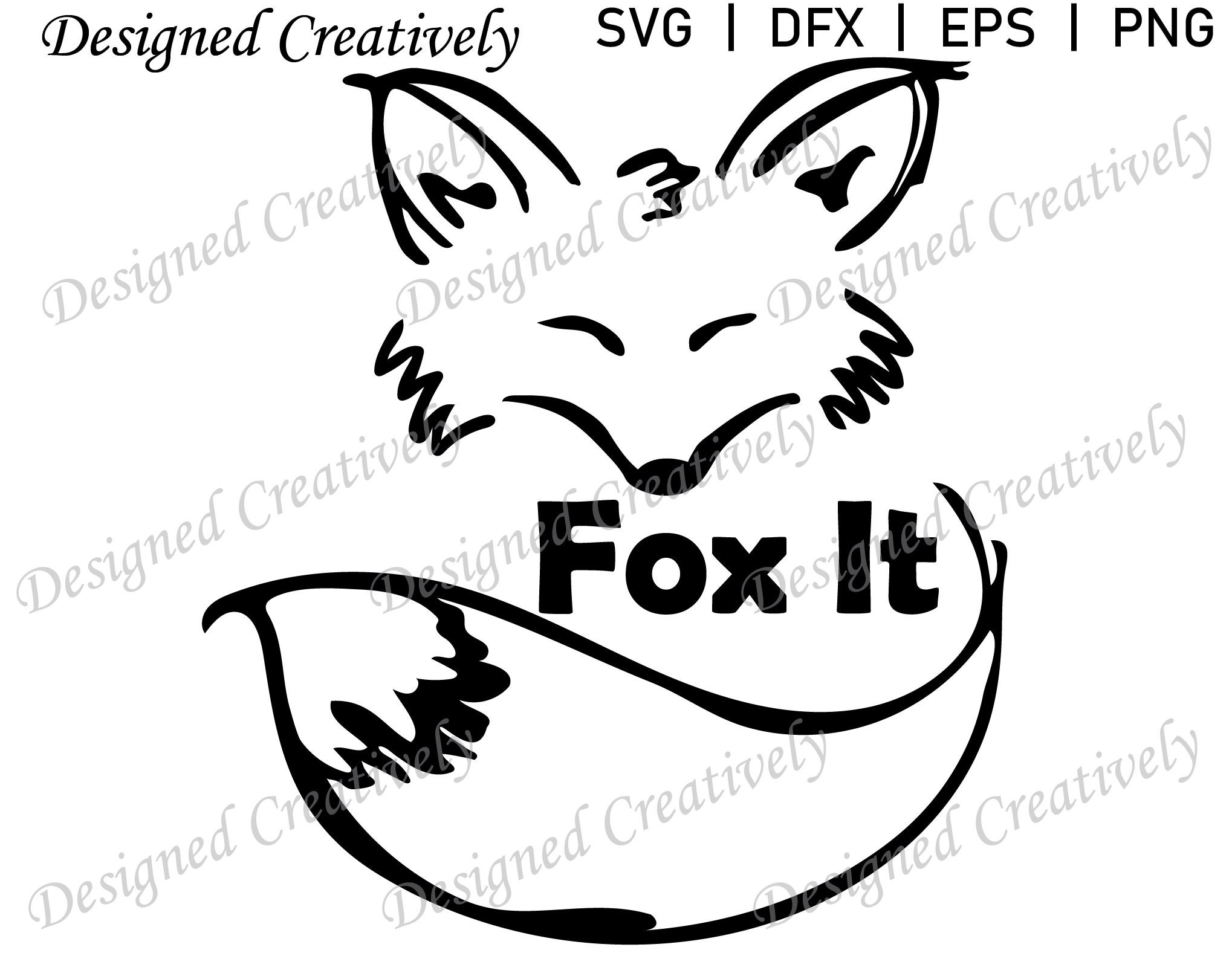 Fox It SVG Fox SVG Forest Animal SVG Fox Drawing svg Funny | Etsy