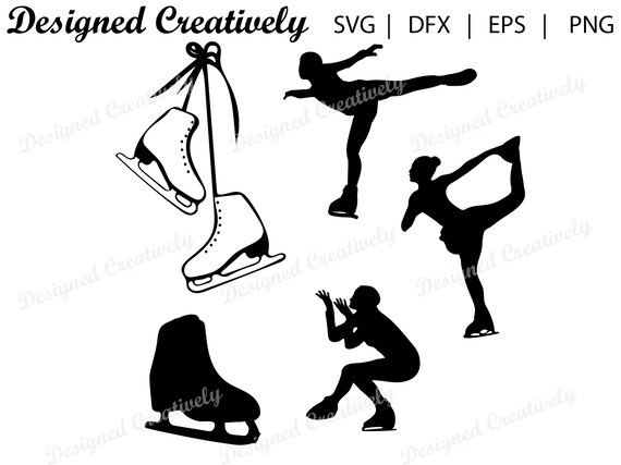 Figure Skating SVG Bundle Skating SVG Skates SVG Figure - Etsy