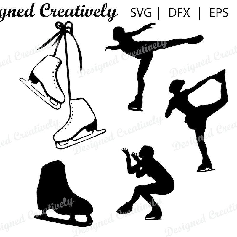 Figure Skating Svg - Etsy