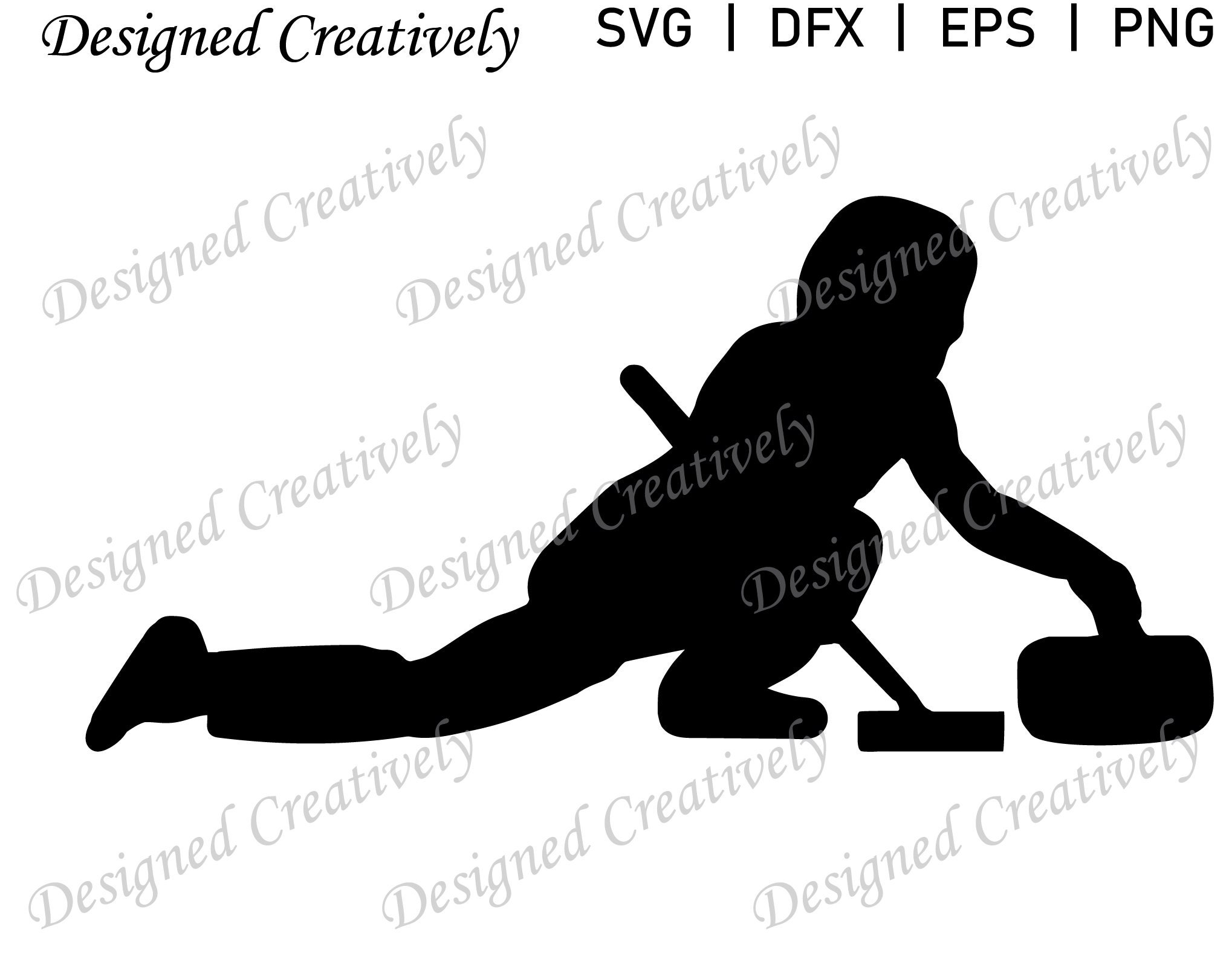 Curling SVG Curler SVG Curling Rock SVG Curling Broom Svg - Etsy Canada