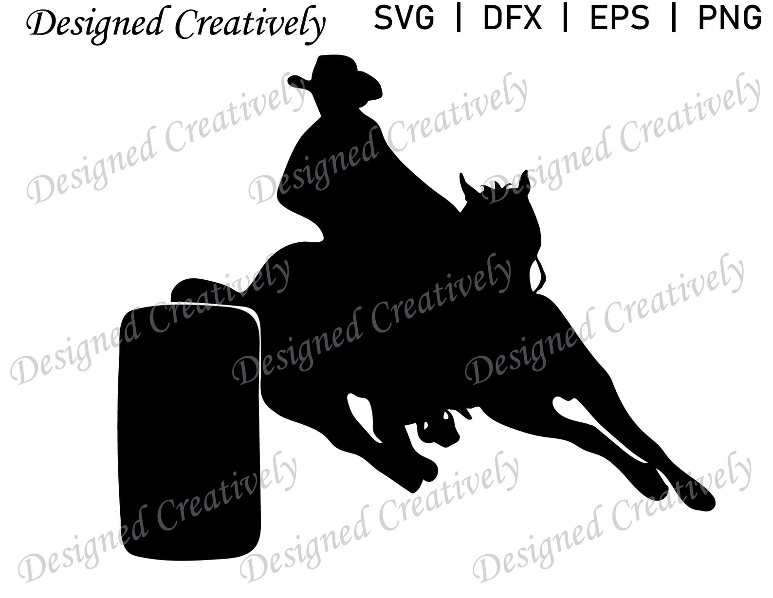 Rodeo SVG Cowboy SVG Rancher SVG Barrel Racer Svg Barrel - Etsy