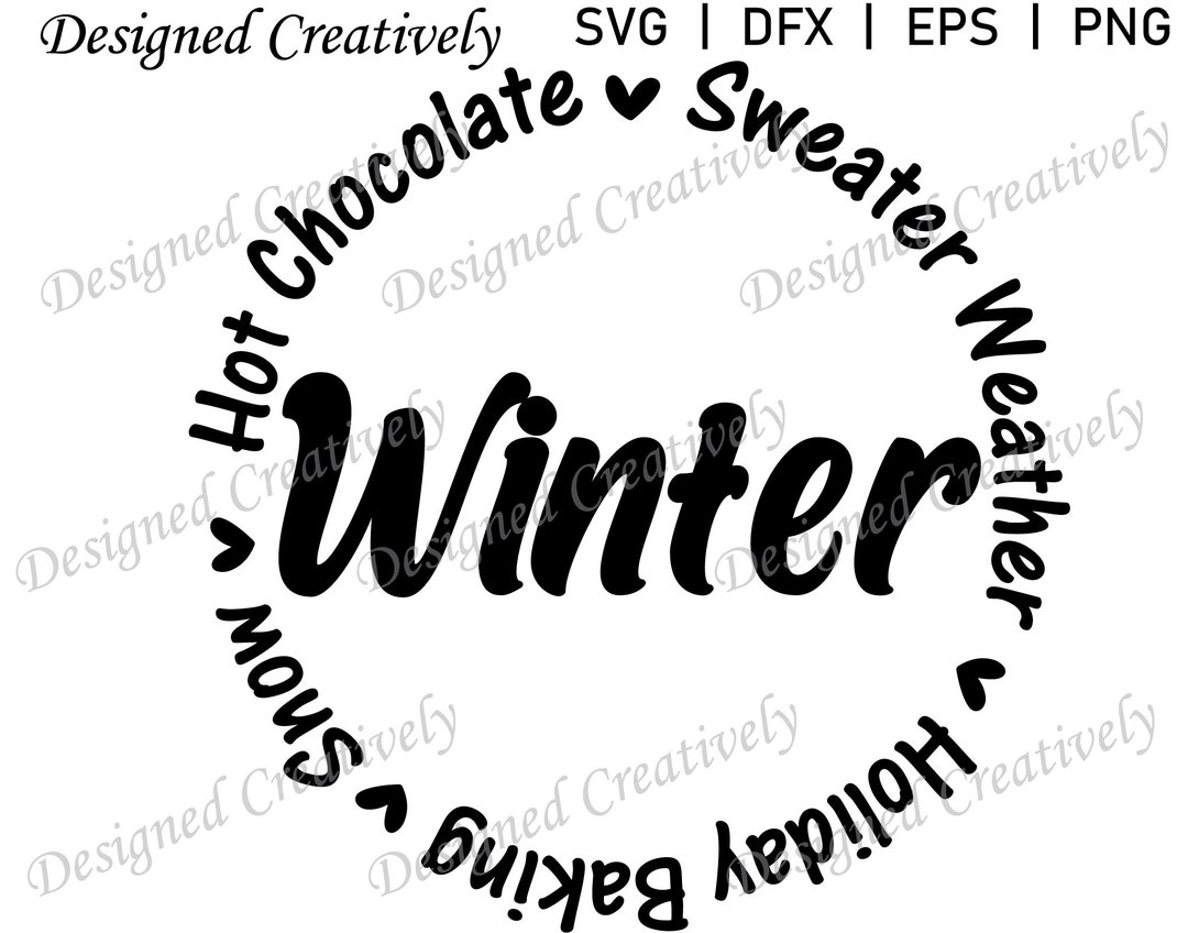 Winter SVG, Winter SVG Design, Winter Design SVG, Winter Theme Svg ...