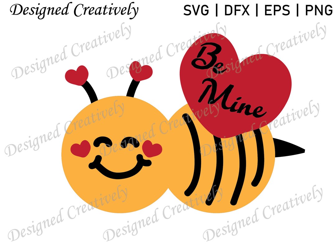 Valentine SVG, Valentine Love Bug SVG, Valentine Be Mine SVG, Heart Svg ...