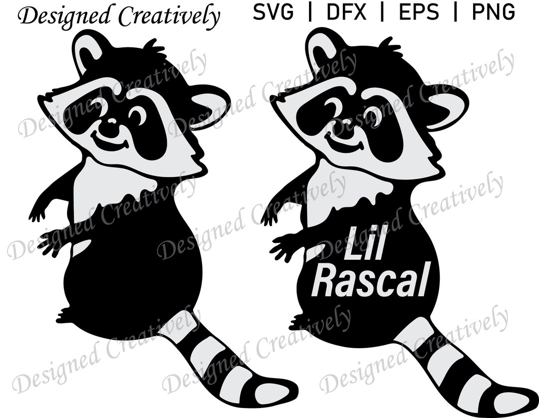 Raccoon SVG, Little Rascal Raccoon SVG, Raccoon Clipart, Raccoon Cut ...