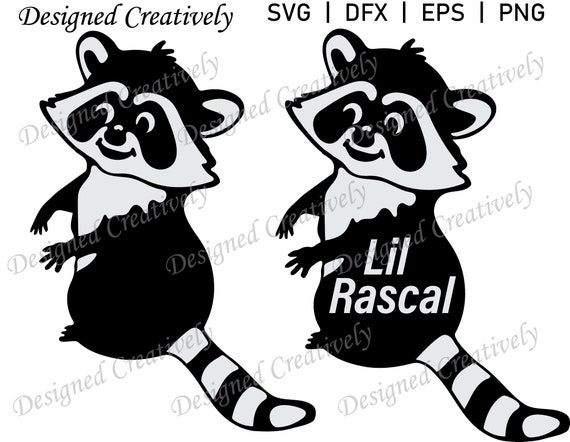 Dead Raccoon Clipart Image