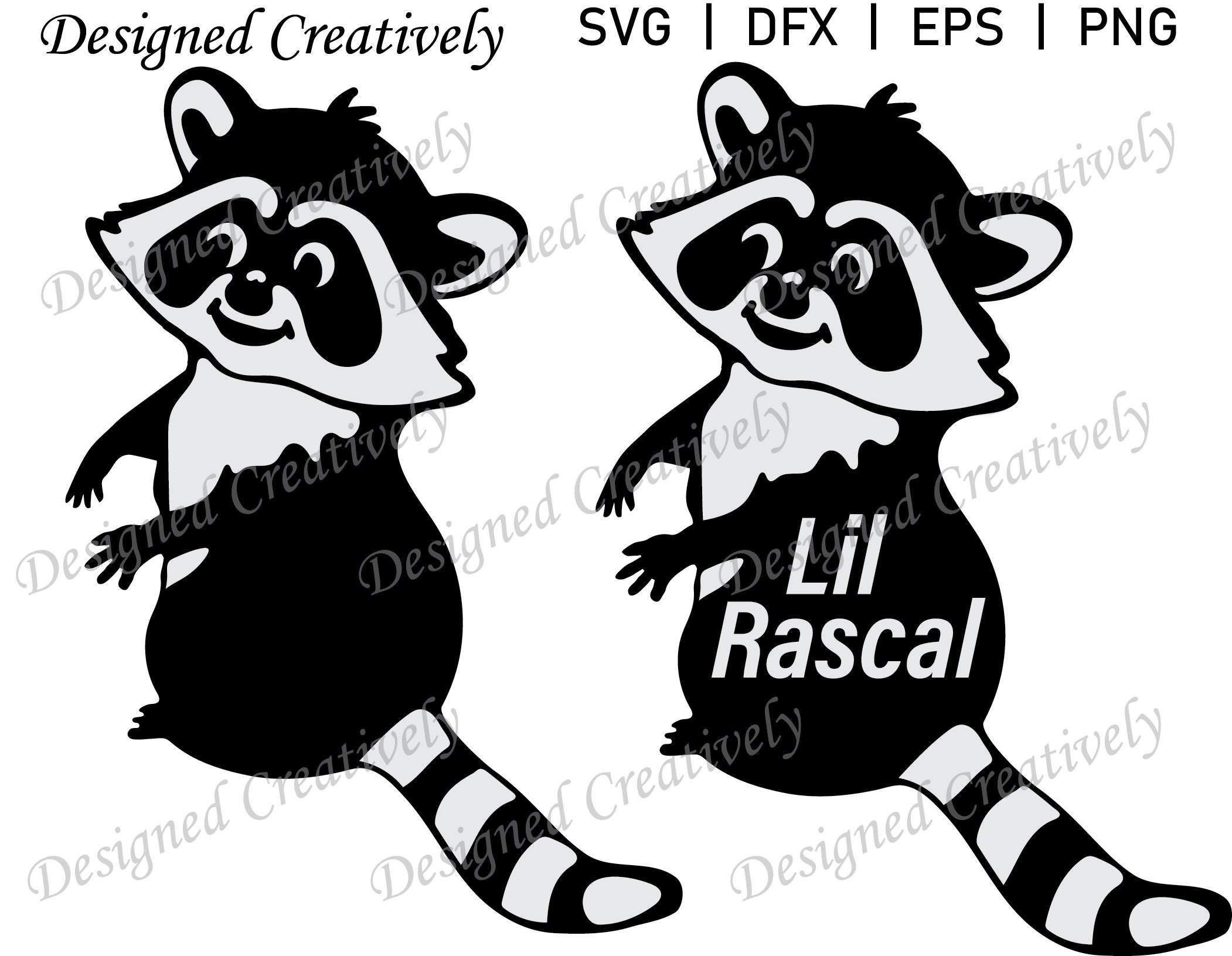 Raccoon SVG Little Rascal Raccoon SVG Raccoon Clipart - Etsy Canada