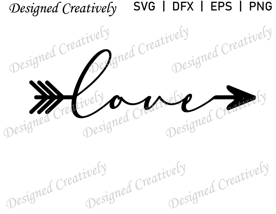 Love SVG, Love Arrow SVG, Arrow SVG, Valentine Svg, Valentine Day Svg ...