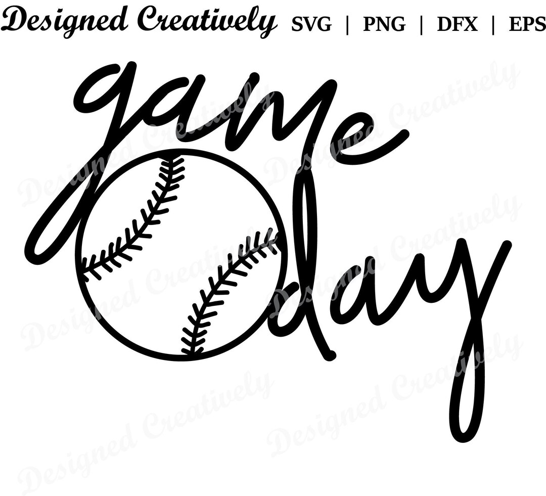 Game Day SVG, Baseball SVG, Baseball Game SVG, Sport Svg, Baseball Cut ...